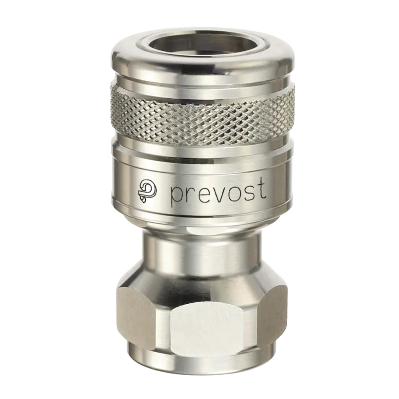 Raccord fileté femelle cylindrique (G 1/2 - G 3/4 - G 1 ) à obturation PREVOST