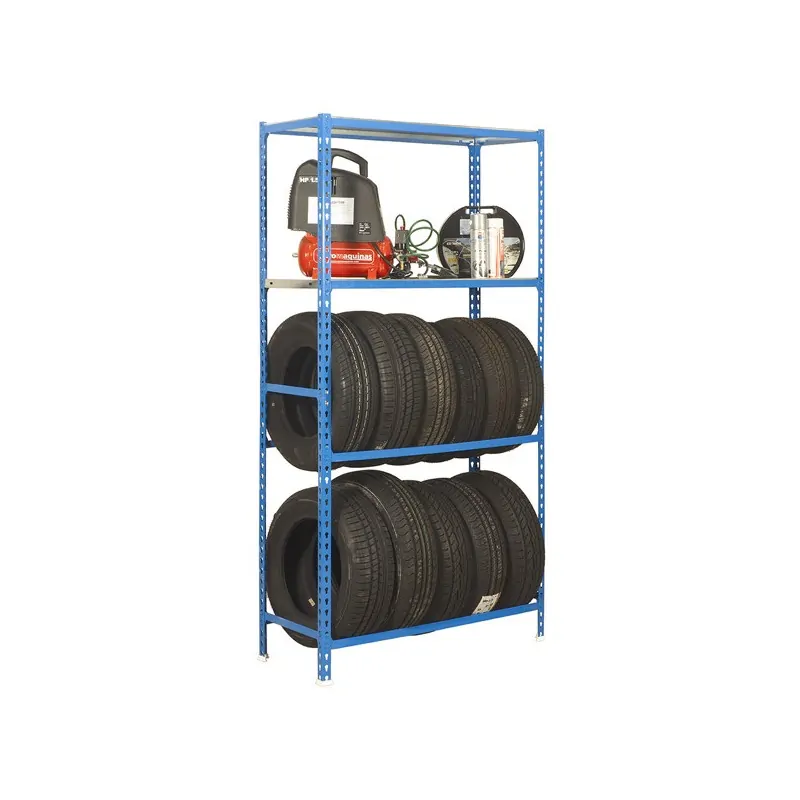 Etagère 4 niveaux 800 kg - KIT SIMONGARAGE PLUS 4/400 - 1000 x 2000 x 400 mm SIMONRACK 8435104944202