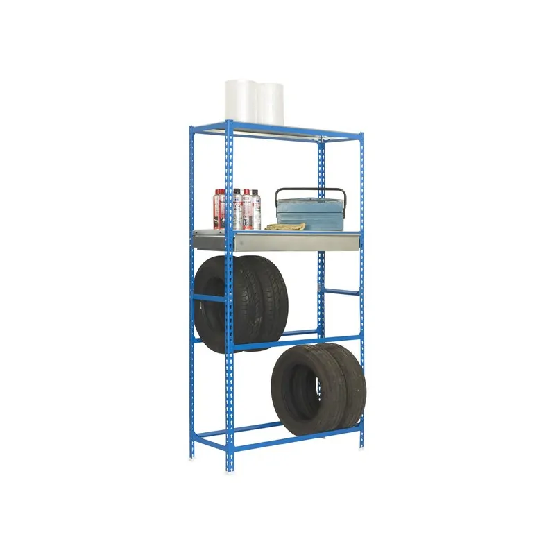 Etagère 4 niveaux + 1 tiroir 720kg - Kit SIMONRACING BOX MEGAPLUS 3/400 -1200x2000x400mm ...