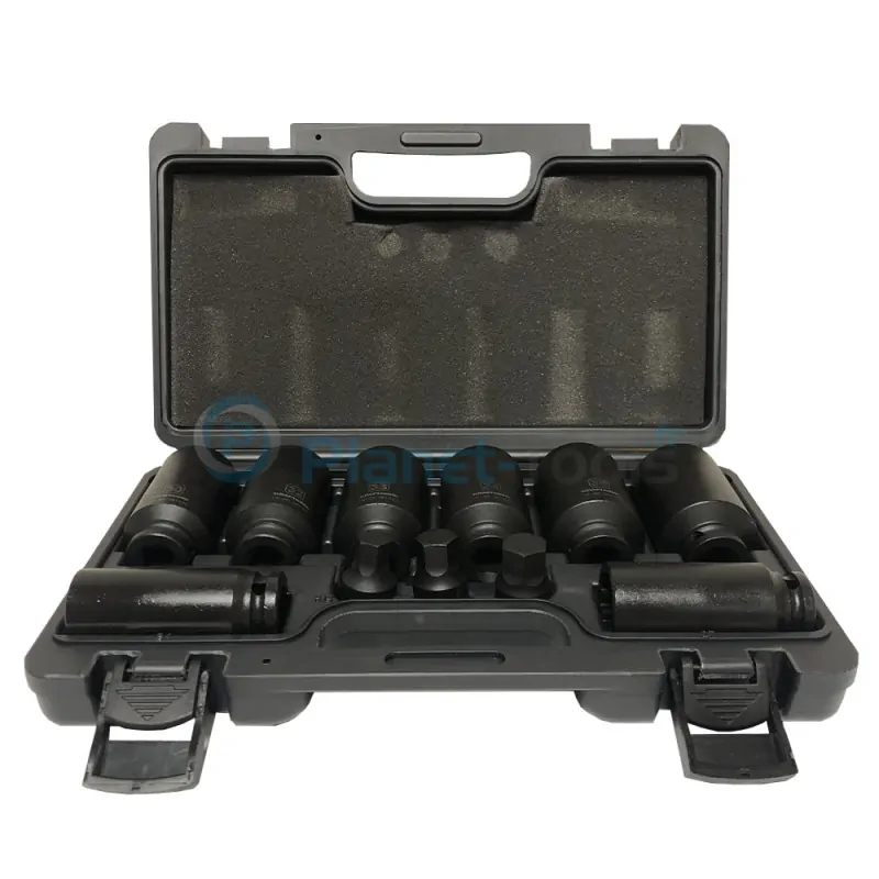 Coffret de douilles à chocs spécial cardan 1/2", 11 pièces - KRAFTWERK 11 pièces 381905