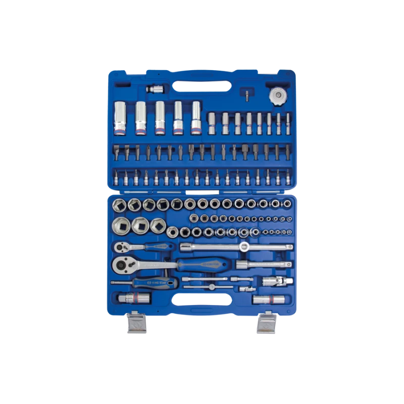Coffret De Douilles 1/2" 1/4" + Accessoires - 110 Pièces King Tony - 7511MR